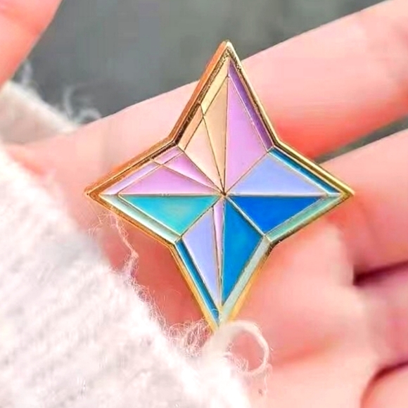 Jewelry | Genshin Impact Primogem Enamel Pin Cosplay Costume Rpg Anime ...